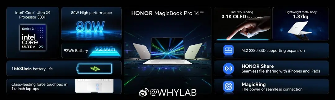 MagicPad 4 and MagicBook Pro 14 Bring Flagship Specs to Honor's Global ...