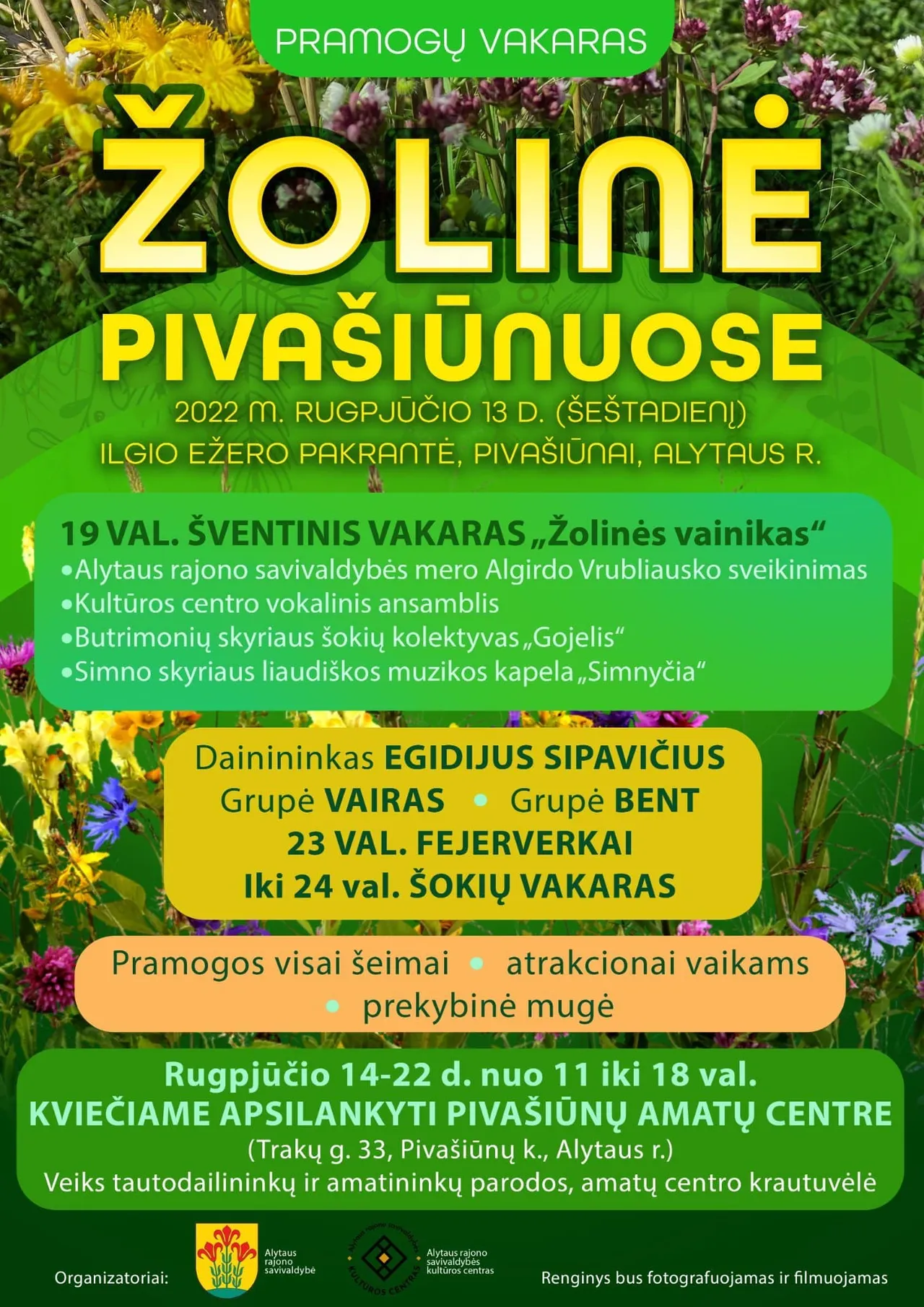 Ilgasis savaitgalis – Alytaus rajone: gyvai skambės roko baladės ...