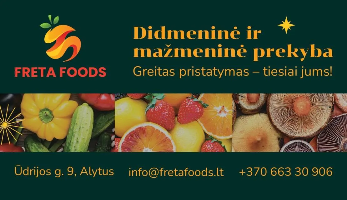 Alytuje duris atvėrė nauja vaisių ir daržovių Freta foods bazė ...