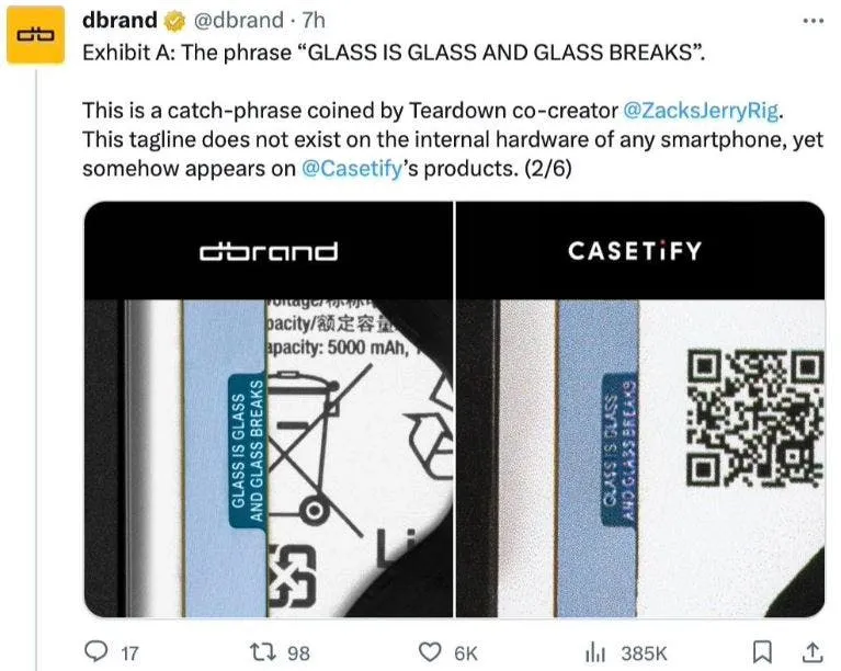 CASETiFY responds to Dbrand - says it is a bastion of originality