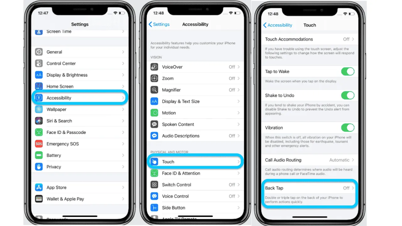iphone logo a button