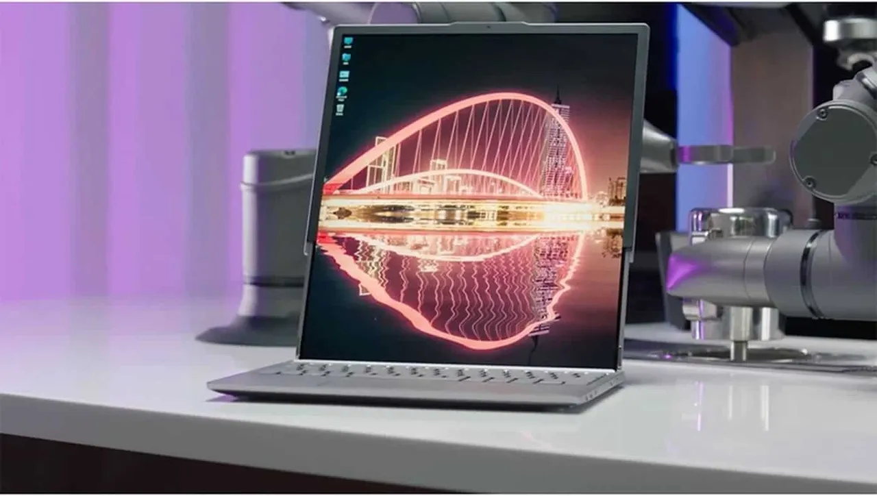 Lenovo reveals a notebook with a slidable and stretchable screen