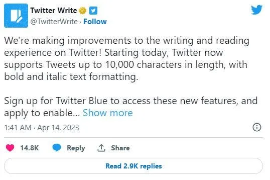 Twitter launched a new Highlights feature for paid subscribers only