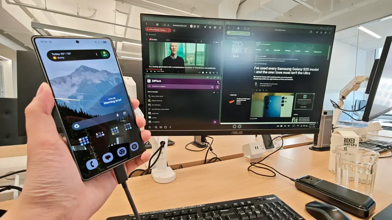 desktop smartphone