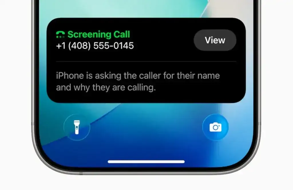 iphone call screening settings