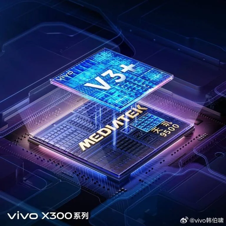 Vivo X300 Series Teasers Confirm Dimensity 9500 and V3+ Imaging Chip