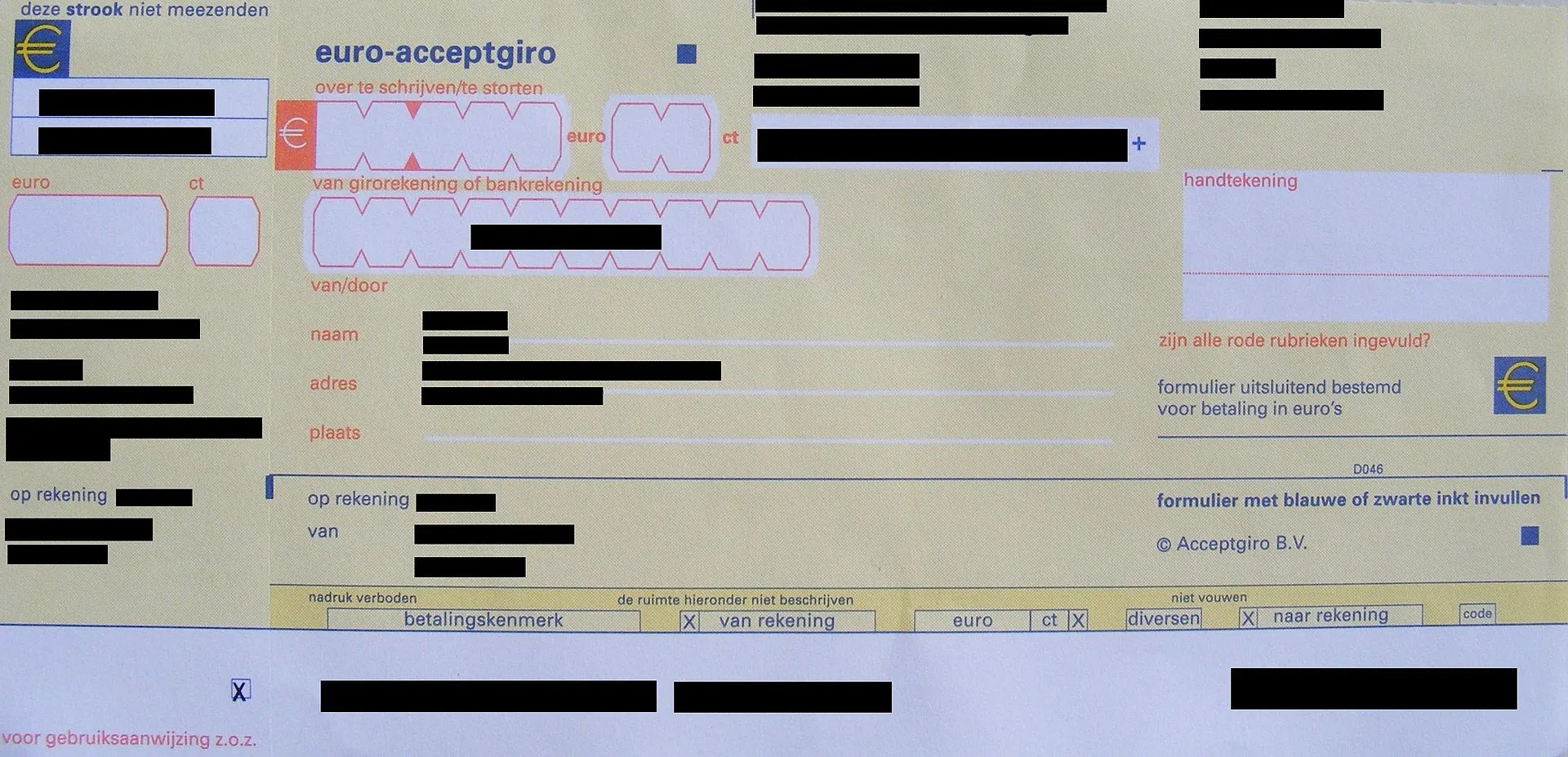 Acceptgiro is donderdag verdwenen na 46 jaar