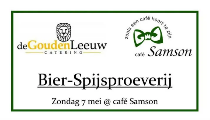 Bier-spijsproeverij Café Samson en de Gouden Leeuw
