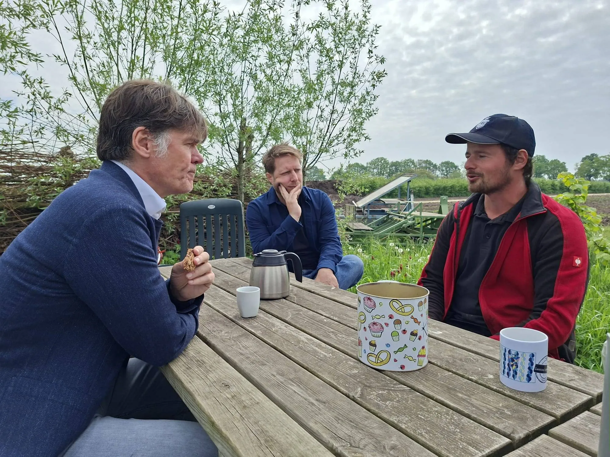 Burgemeester Paul Depla bezoekt Herenboeren Op ‘t Lies