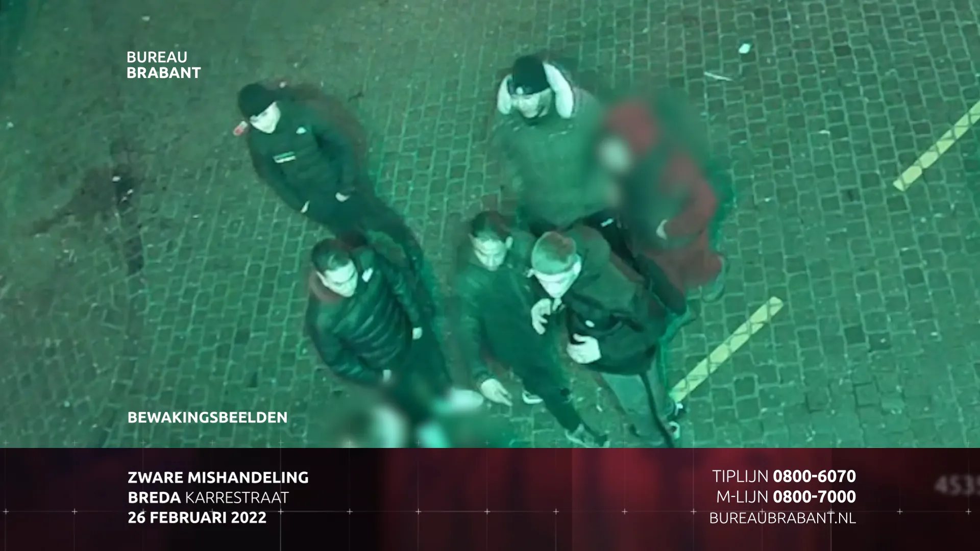 Politie deelt beelden van mishandeling homostel na carnavalsavond in Breda