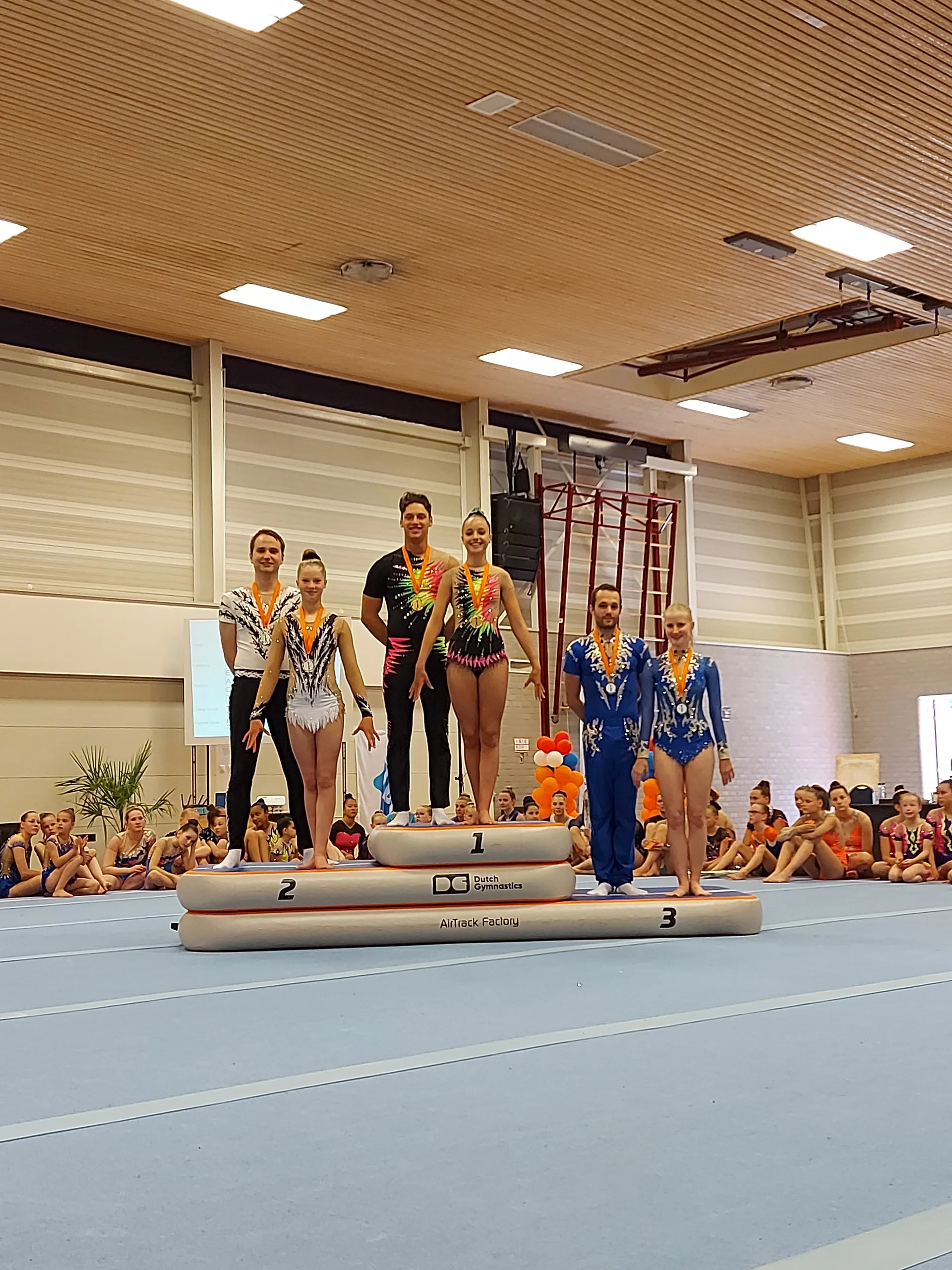 Twee medailles voor Acrogym DOK Ede in Kampen Twee medailles voor Acrogym DOK Ede in Kampen