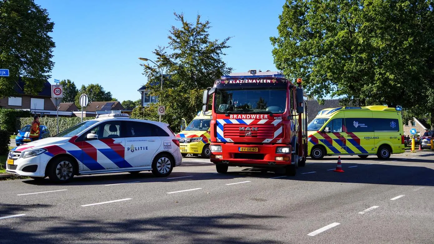 Traumahelikopter ingezet voor zeer ernstig ongeval tussen fietsster en auto Traumahelikopter ingezet voor zeer ernstig ongeval tussen fietsster en auto