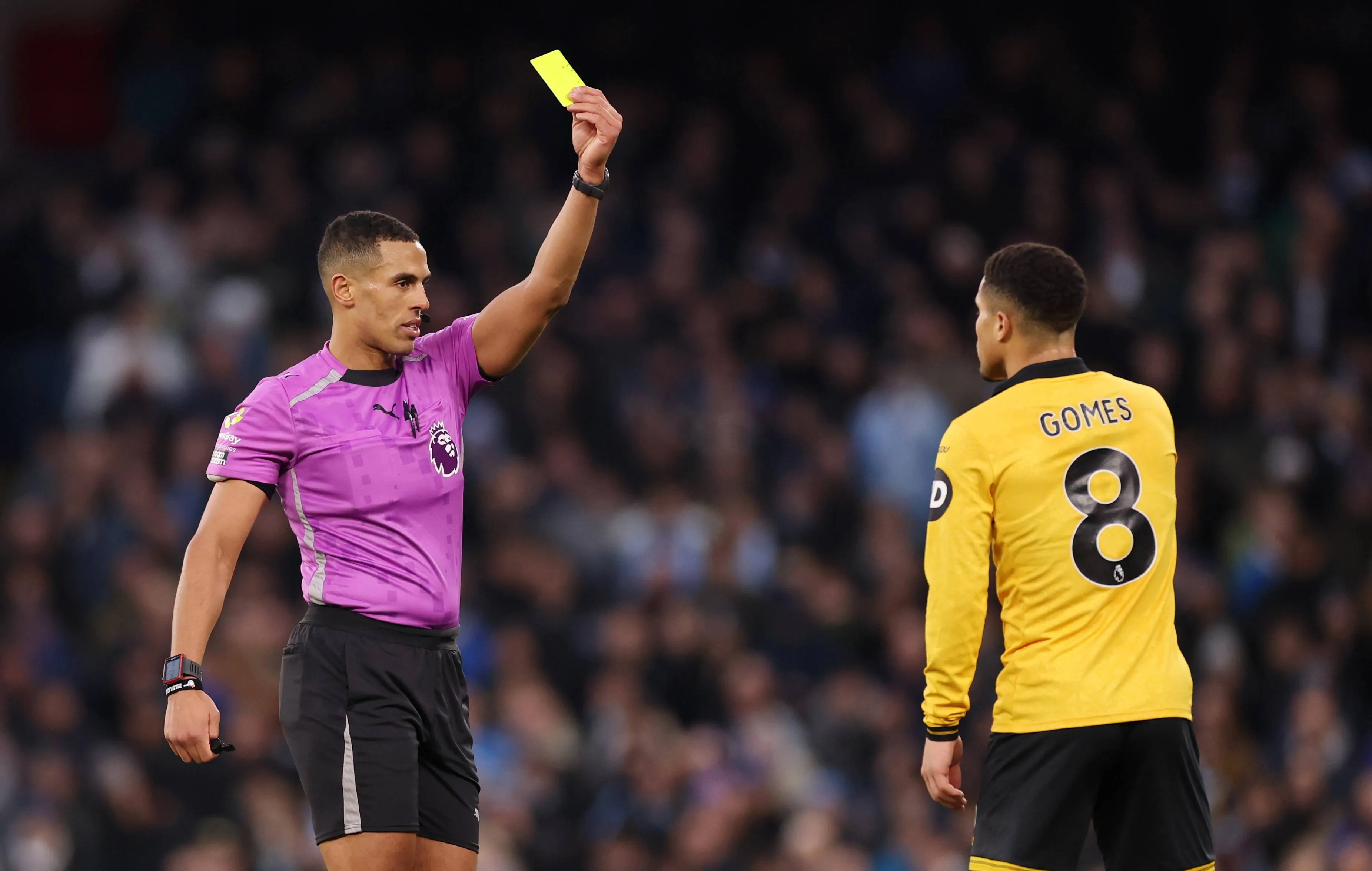 Card magnets: Wolves trio and Brighton’s Dunk top Premier League yellow ...