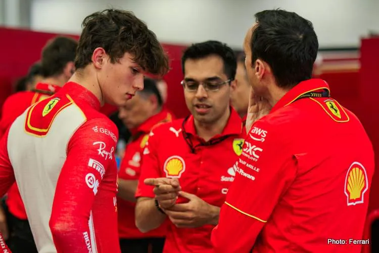 GRANDPRIX247 | Ferrari rookie Bearman begins Formula 1 in record ...