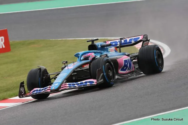 GRANDPRIX247 | Suzuka FP1: Alonso fastest under heavy rain