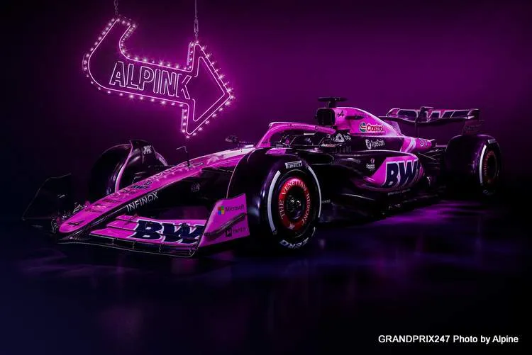 GRANDPRIX247 | Alpine to run special pink livery from Las Vegas till ...
