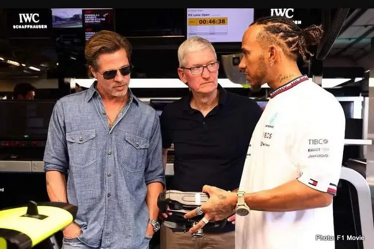 GRANDPRIX247 | Brad Pitt: We drew from history, had Lewis Hamilton keep ...
