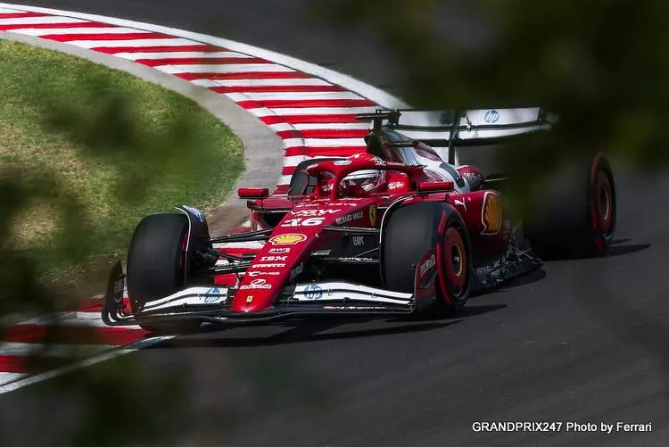 GRANDPRIX247 | Hungarian GP Qualifying: Leclerc ambushes McLarens ...