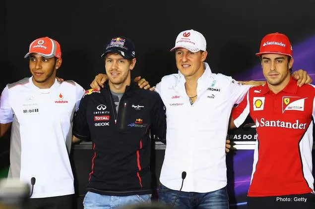 GRANDPRIX247 | Hamilton: Fondest memory of Michael was exchanging helmets