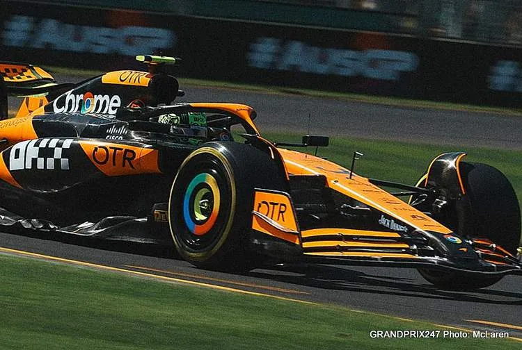 GRANDPRIX247 | Australian GP FP1: Norris tops messy session