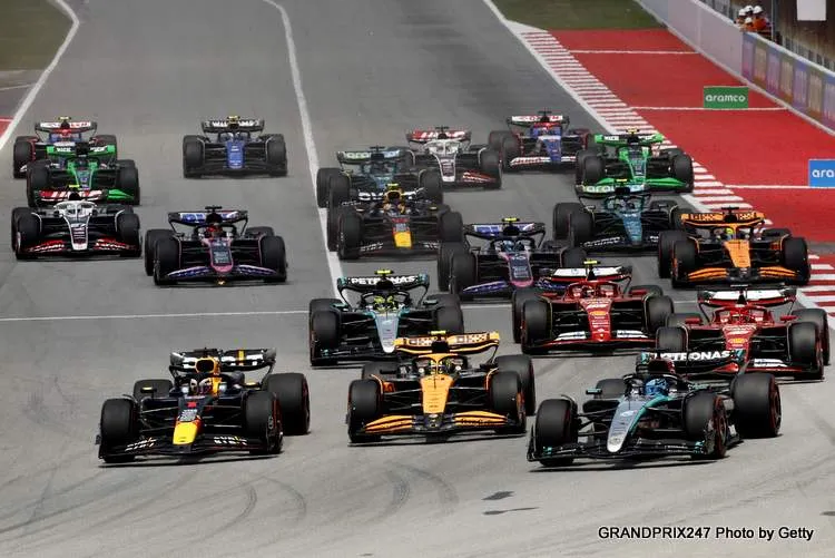 GRANDPRIX247 | Spanish Grand Prix: Verstappen fends off Norris, Hamilton P3