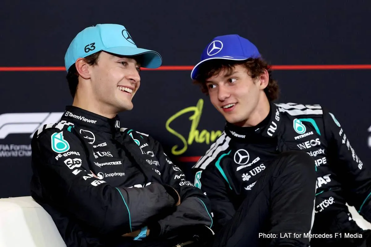Toto Wolff delivers verdict on George Russell and Kimi Antonelli in ...
