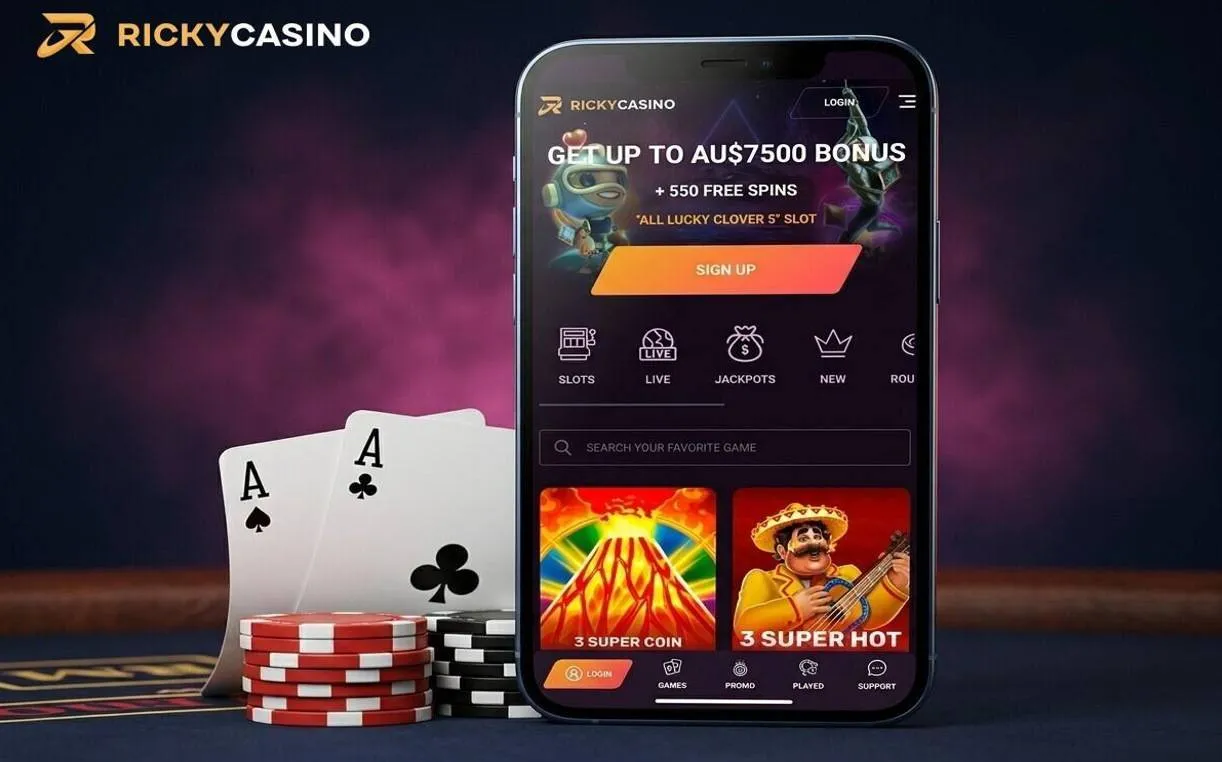 Ricky Casino App Australia for Android and iPhone with Full Mobile Access