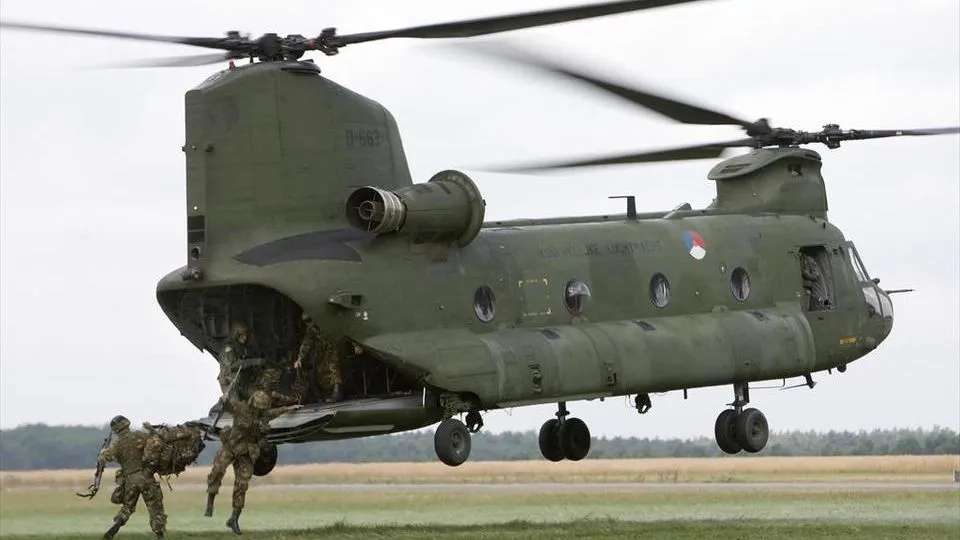 Chinook helikopters oefenen extra van 1 t/m 4 september