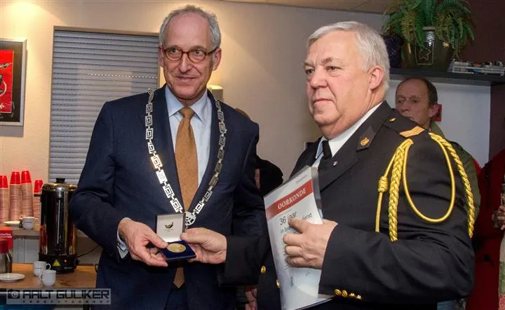 Gerrit Brunink stopt bij de brandweer