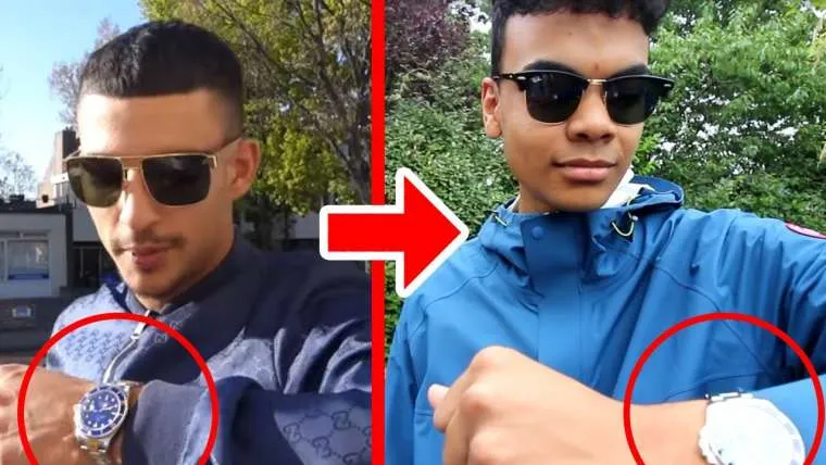 YouTuber doet foto's van bekende Nederlandse rappers na