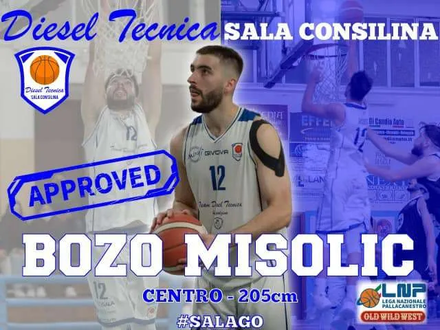 Serie B - Sala Consilina: arriva la conferma di Bozo Misolic