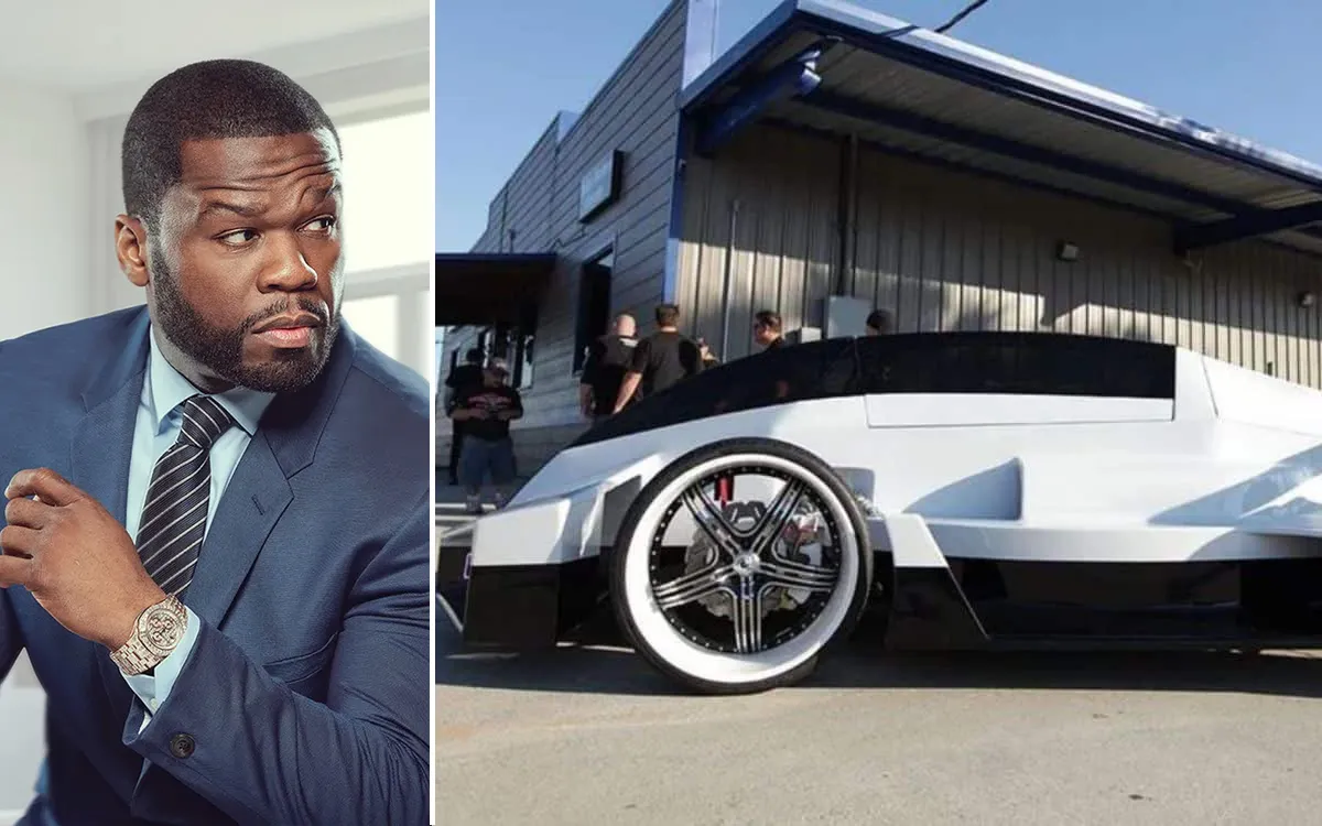 50 Cent koopt voor 1,5 miljoen dollar een auto waar er maar één van de ...
