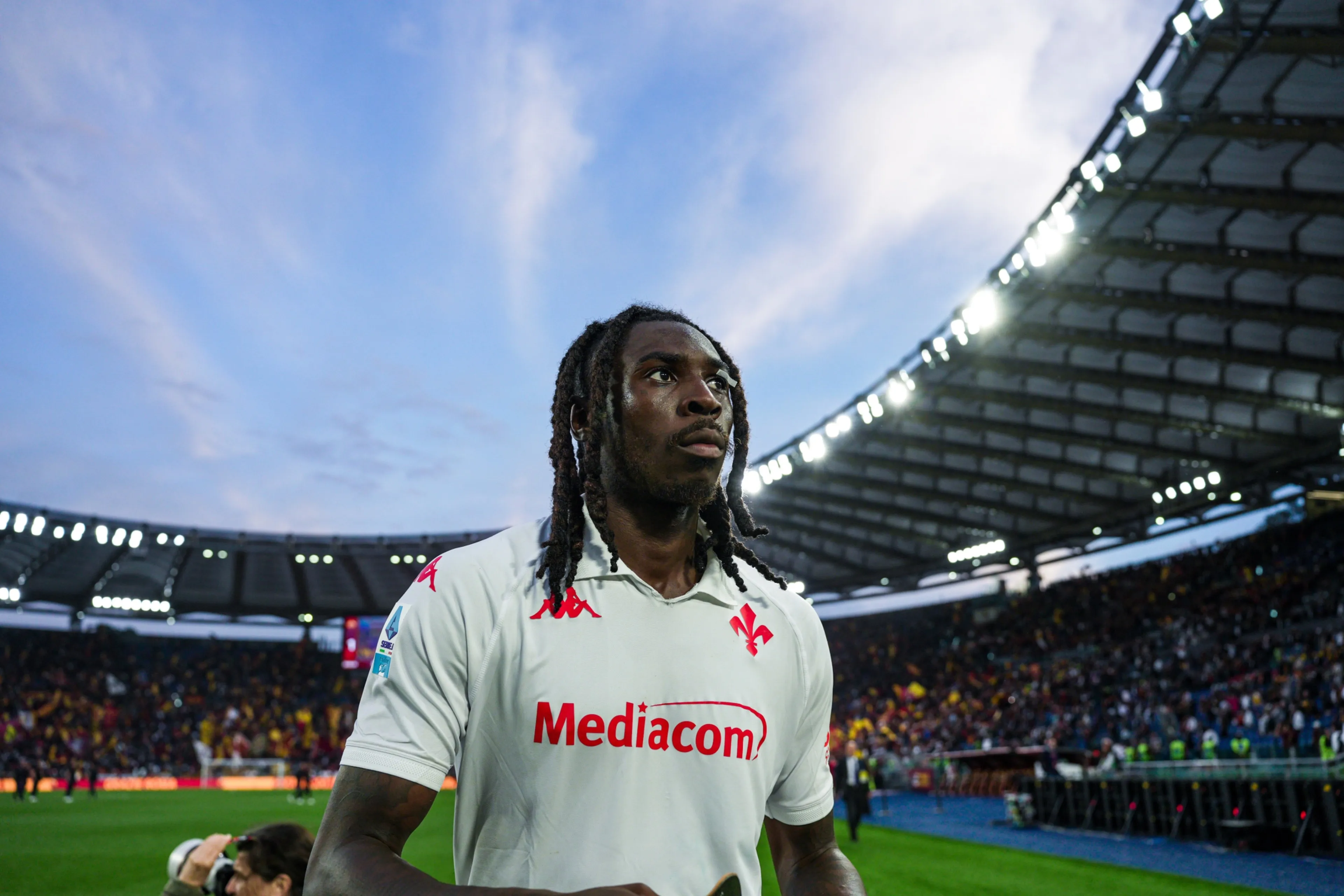 Niet Noa Lang of Rafael Leão, maar Fiorentina speler Moise Kean is de eerste speler die zijn ...