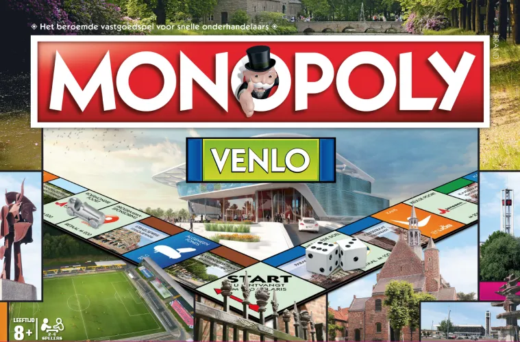 Binnenkort verkrijgbaar; Venlose editie van Monopoly