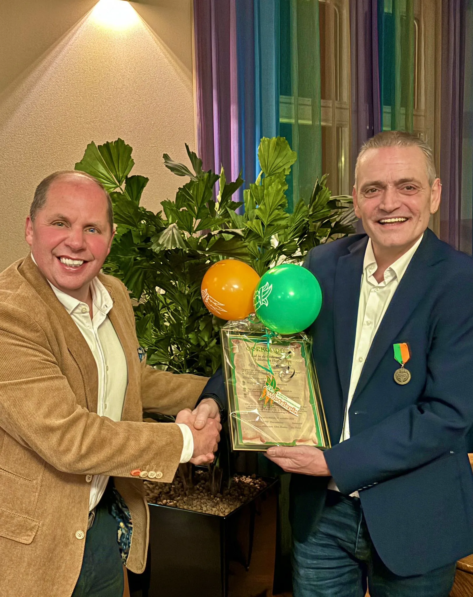 Marcel Driessen benoemd tot lid in de Orde van 't Blierikse Hert