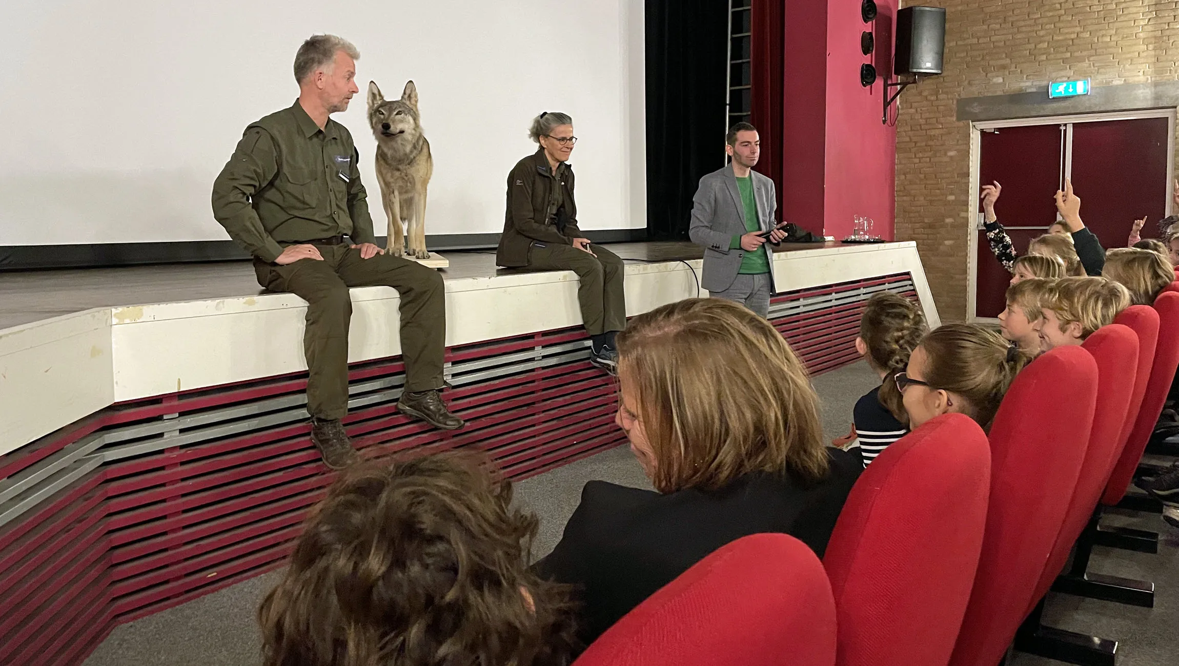 65 basisschoolleerlingen bekijken samen de film ‘Wolf‘