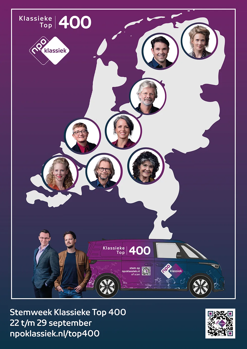 NPO Klassiek Stembus rijdt door Nederland voor Klassieke Top 400