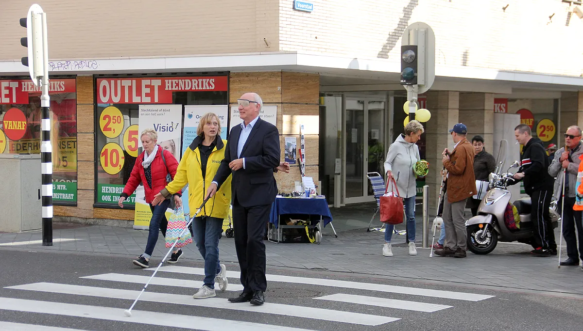 Verkeerscampagne: Dag van de witte stok