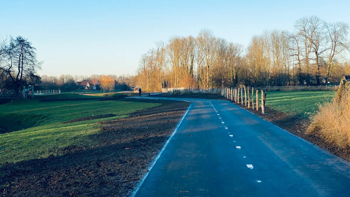 Wandel- en fietspad langs Geleenbeek is weer open