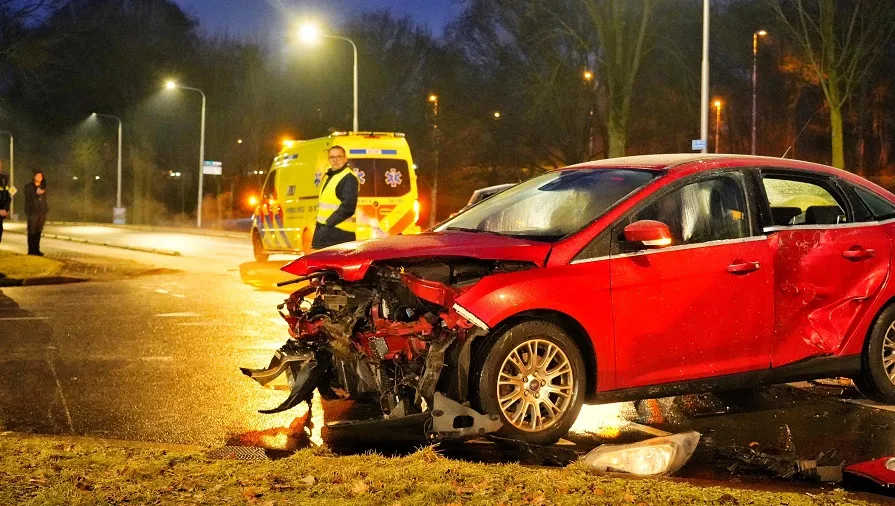 Meerdere ongelukken door gladheid in Tilburg