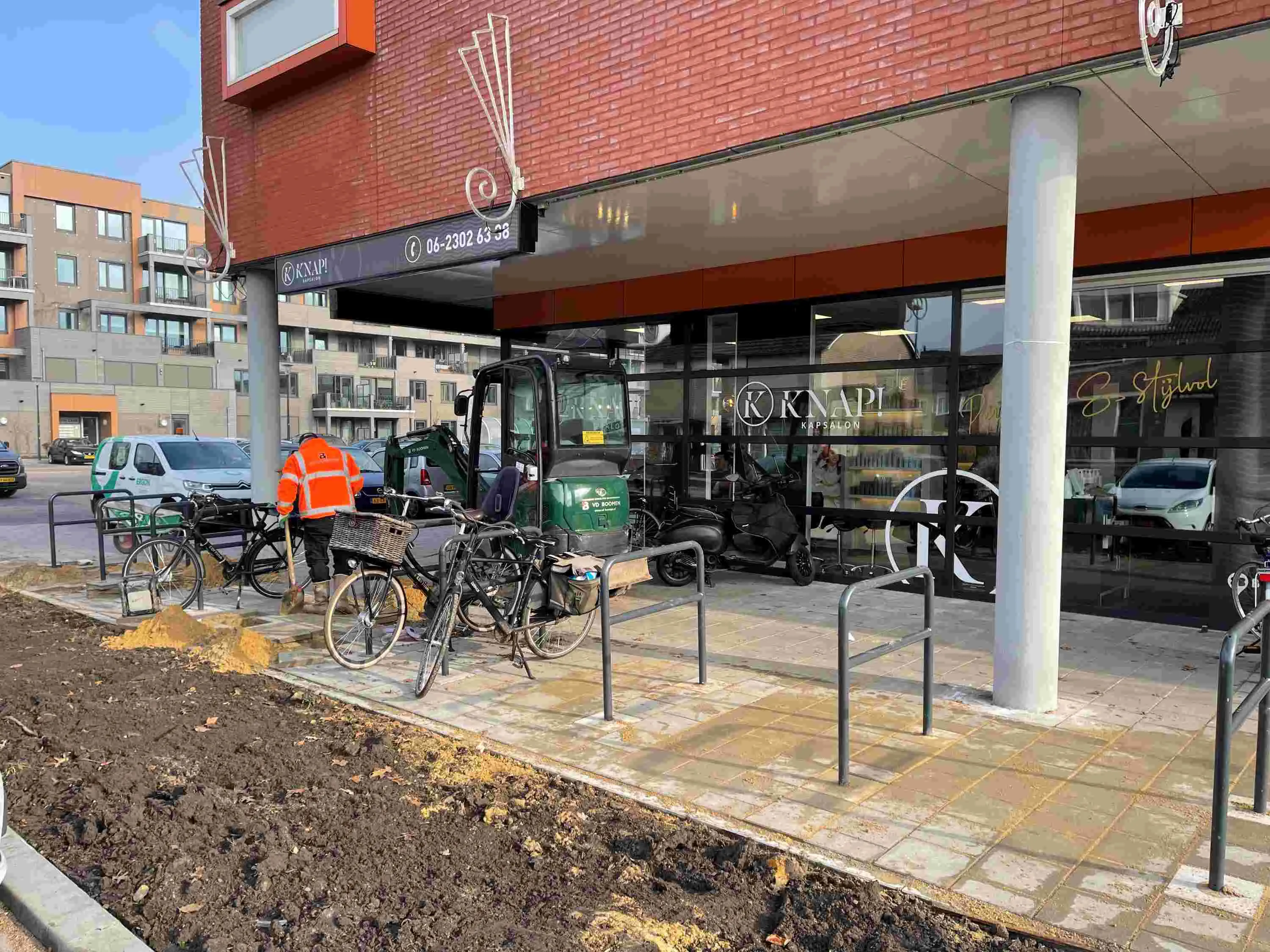 Fietsenstalling kort na plaatsing al weer op de schop in Veldhoven