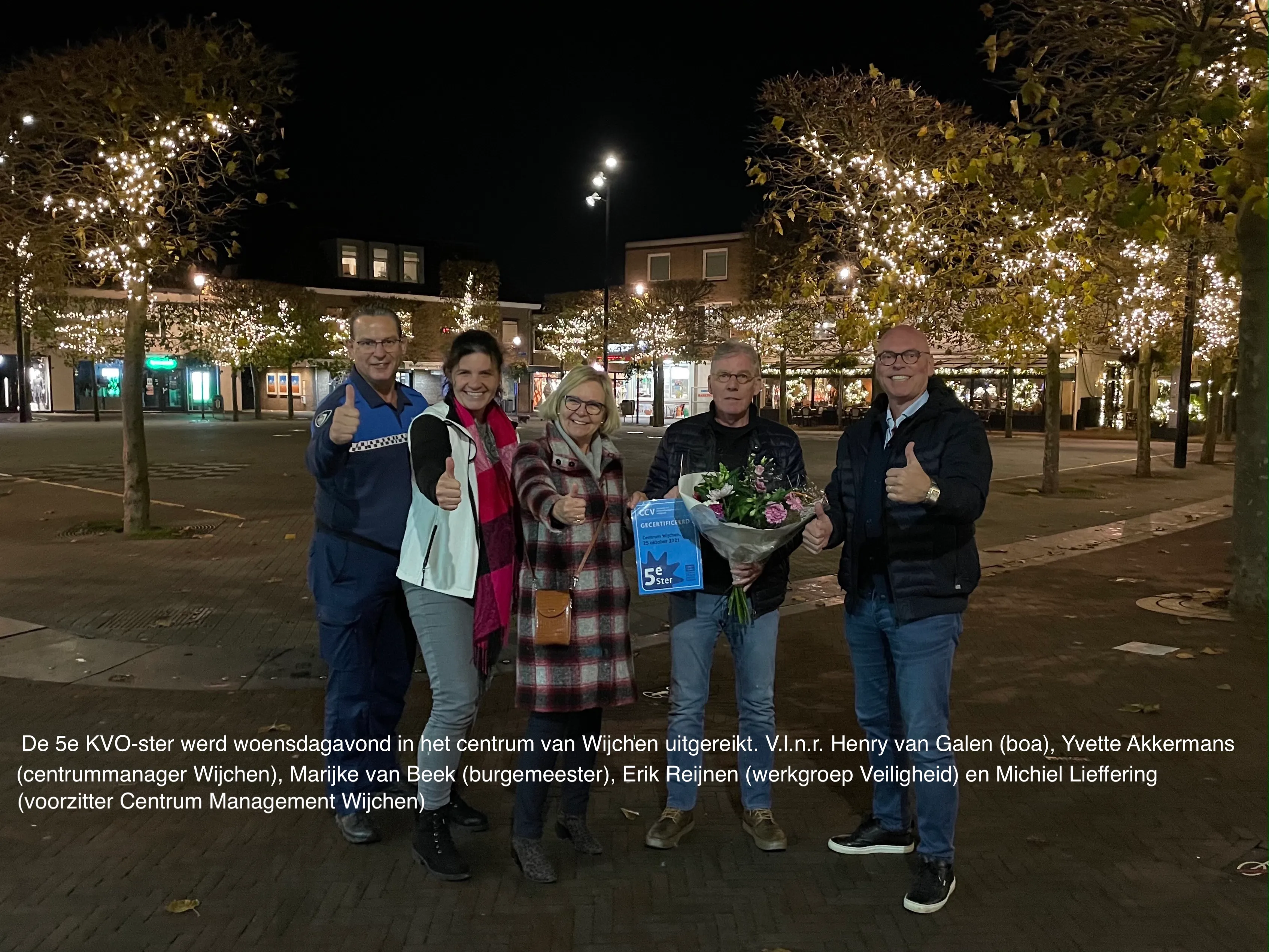 Vijfde KVO-ster voor Wijchen centrum