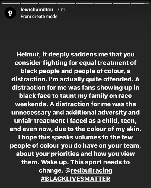 GRANDPRIX247 | Hamilton removes Marko criticism post after report taken ...