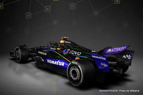 GRANDPRIX247 | Williams reveal striking livery for Las Vegas Grand Prix