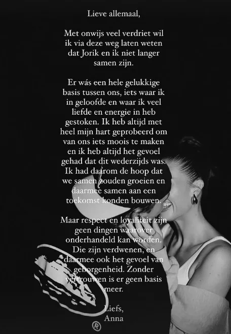 Lil Kleine en miljonairsdochter Anna Groeneveld uit elkaar: Respect en ...