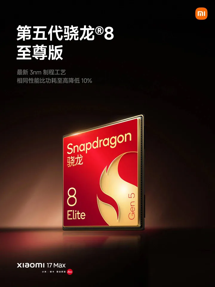 Xiaomi 17 Max Is Official — 8,000mAh, 200MP Leica, Starting at 4,299 ...