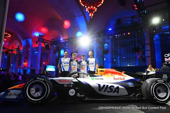 Visa Cash App Racing Bulls unveil 2026 livery in Detroit launch event