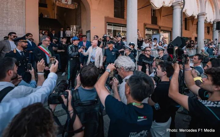 Kimi Antonelli honoured with prestigious Bandini Trophy in Italy