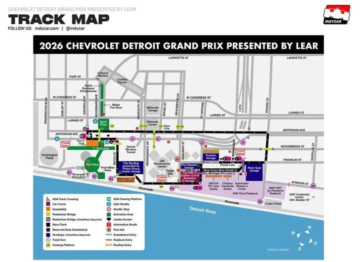 IndyCar, preview Chevrolet Detroit GP: info e orari